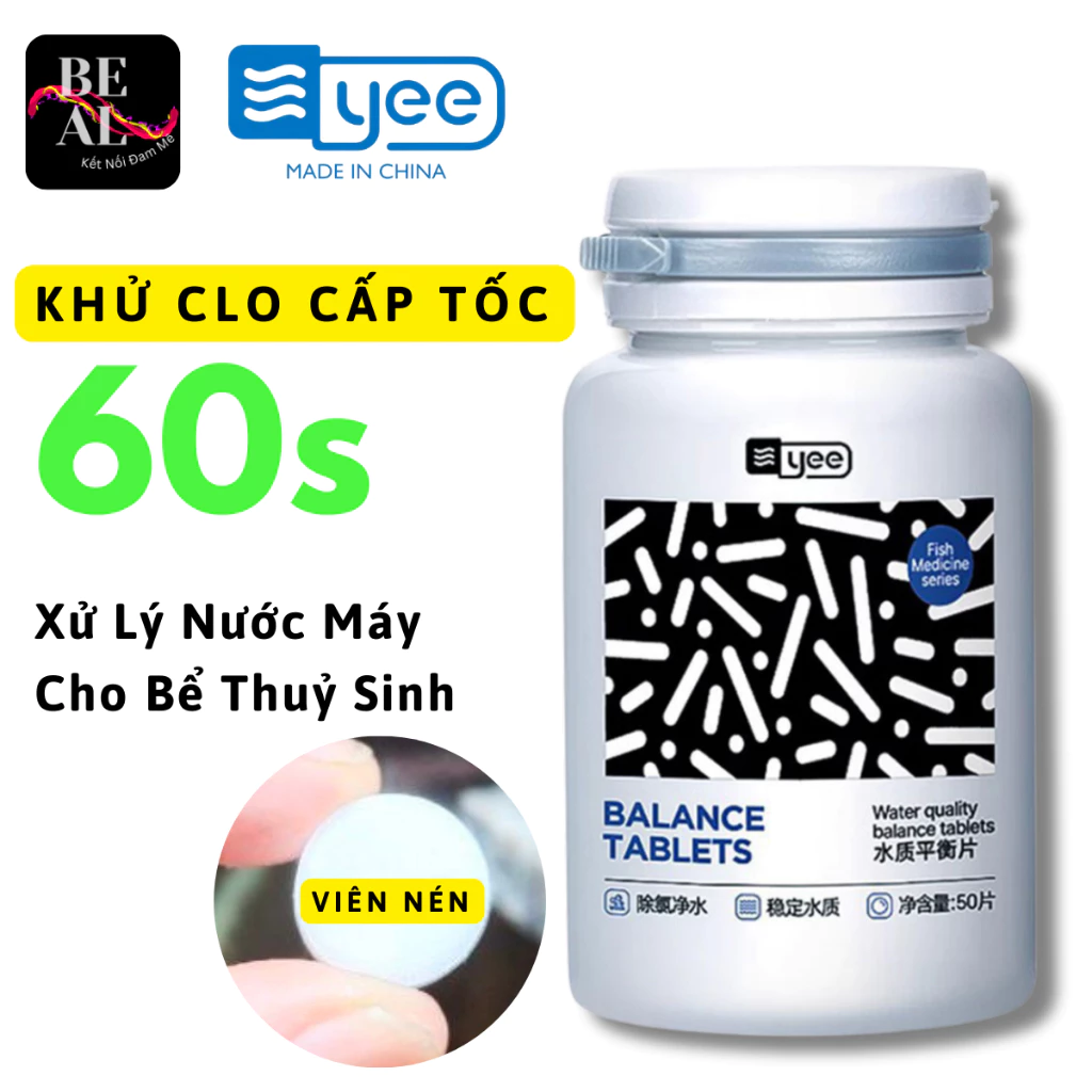 Balance Tablets - 50 viên xử lý nước bể cá - Shop Betta And Love